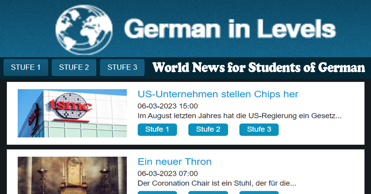 Advanced German Vocabulary - Gernam in Levels